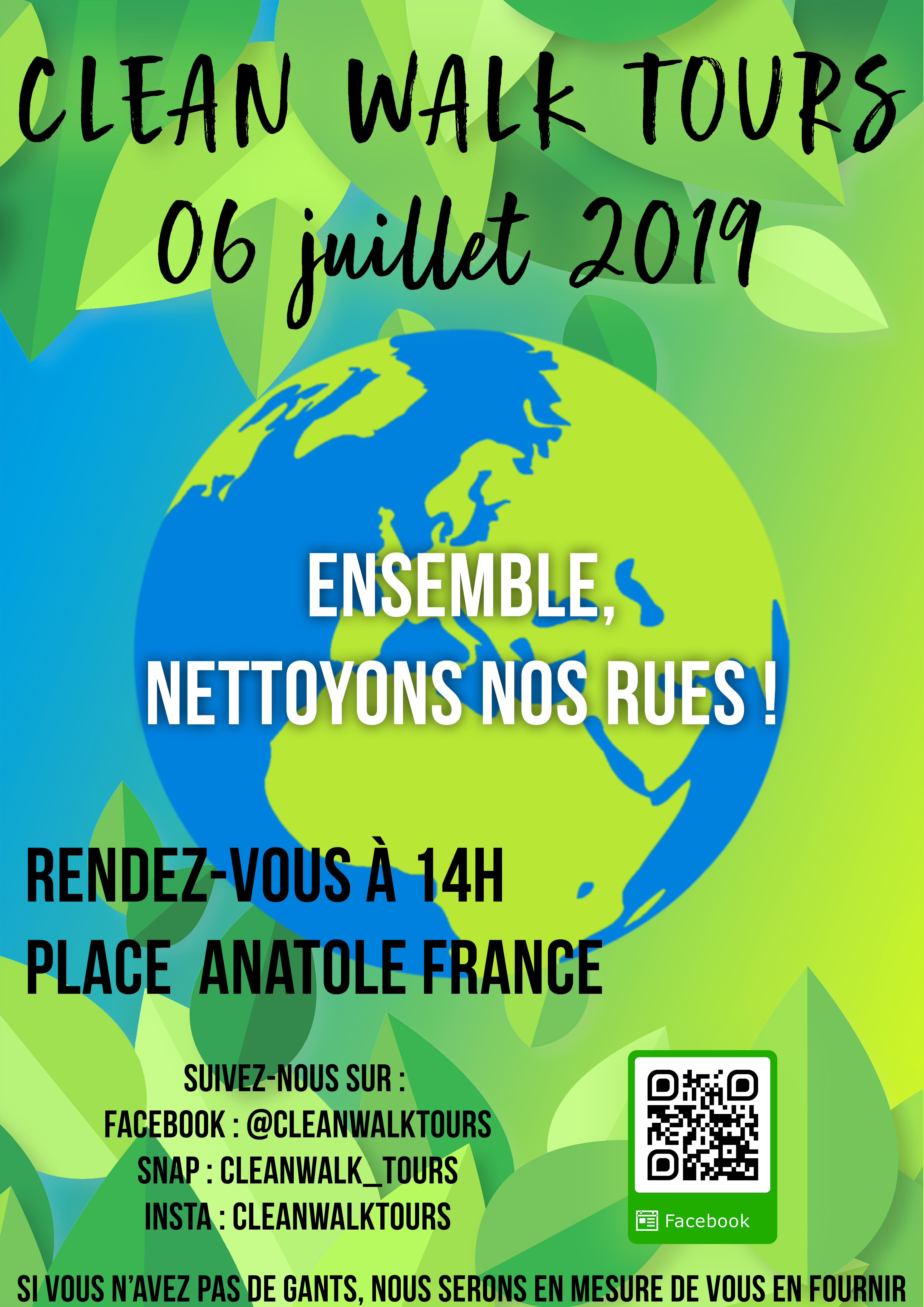Diffuz - Venez participer au Clean Walk Tours - 06 juillet 2019